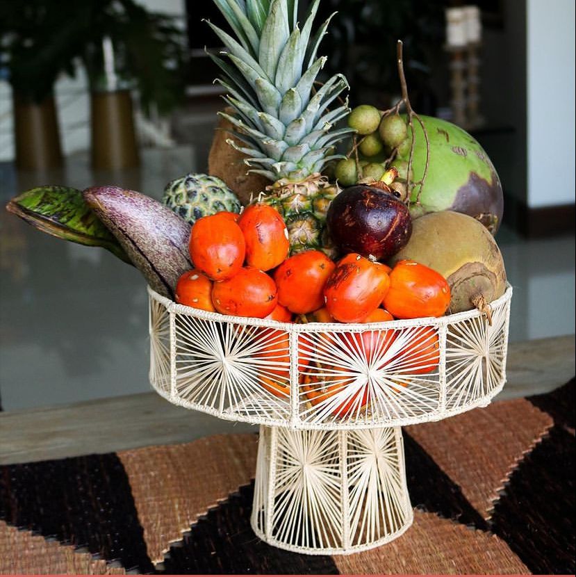 🍎 Iraca Palm Woven Fruit Stand 🍎 – MacondoForever